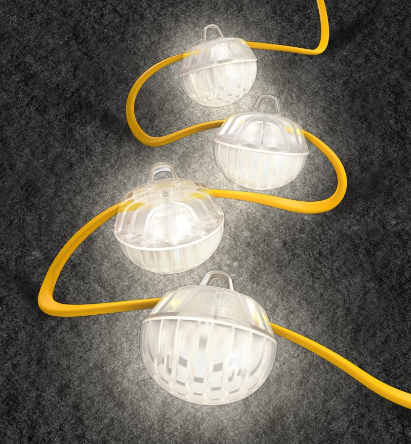 Temporary Protected Lighting – Industrial Chain Lighting – Spinefex